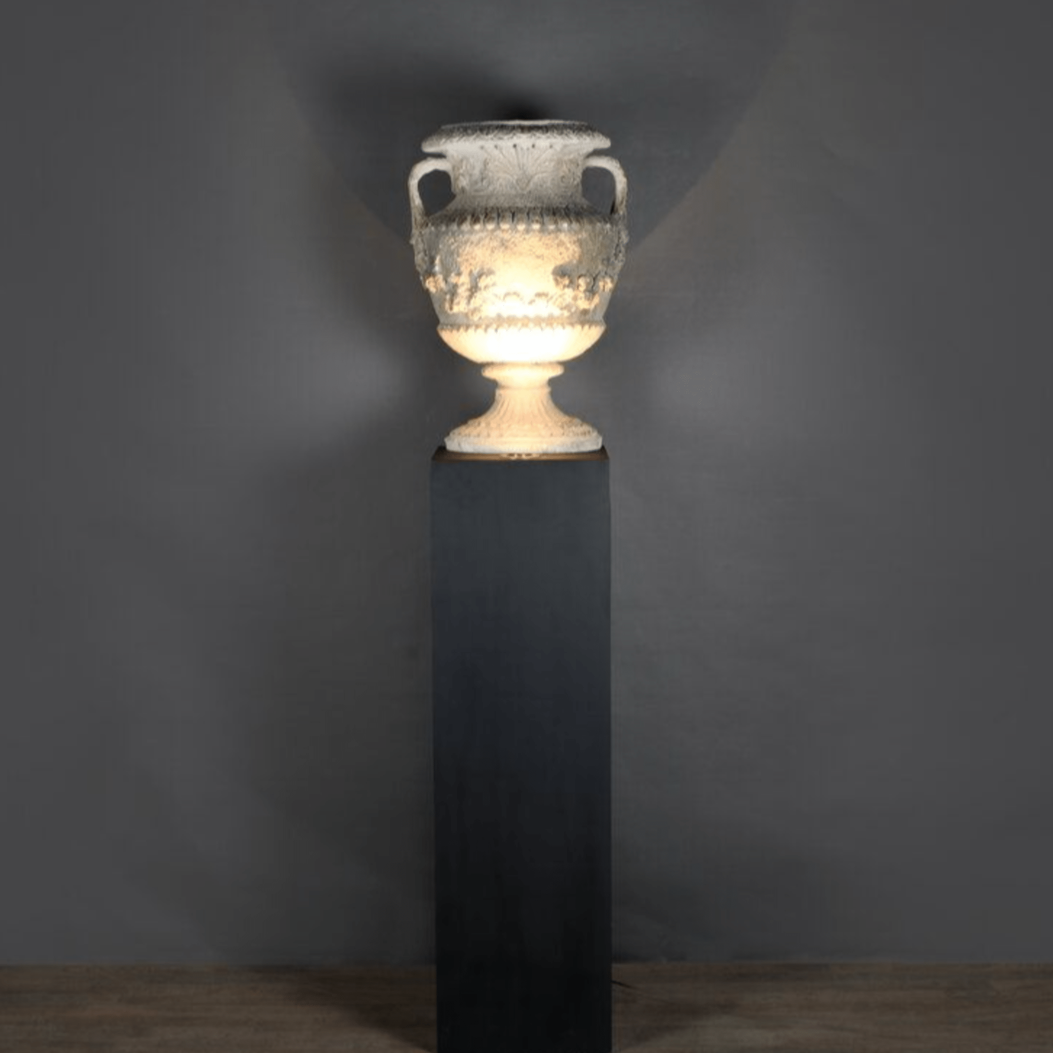 Museum Column with Integrated Lighting – Sutherland Interiors